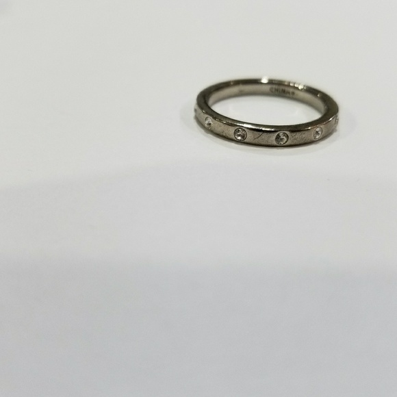 Coach | Jewelry | Coach Ring Set Black Silver | Poshmark